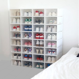 Jual Rak Kotak Sepatu Flip Shoe Box Shoe Boks Tempat Sepatu lipat ...
