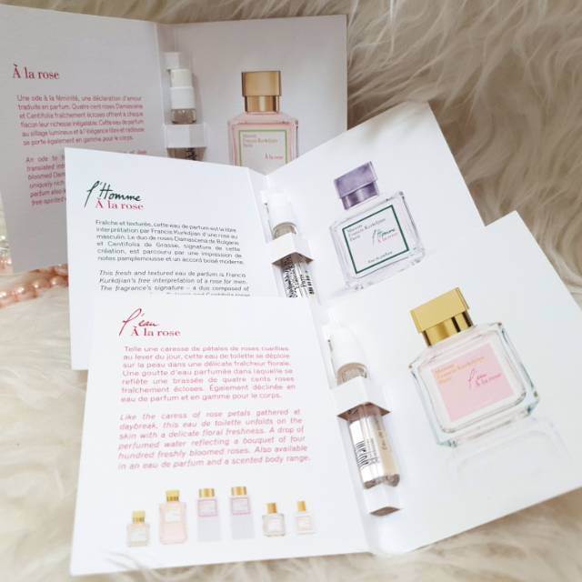 Jual MFK MAISON FRANCIS KURKDJIAN ROSE SET (3 VARIAN) VIALS /SAMPLE ...