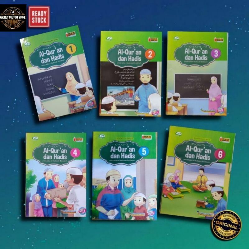 Jual BUKU ALQURAN DAN HADIS KELAS 1 2 3 4 5 6 AQILA / HOTS / QURDIS / Alquran Hadis SD | Shopee ...