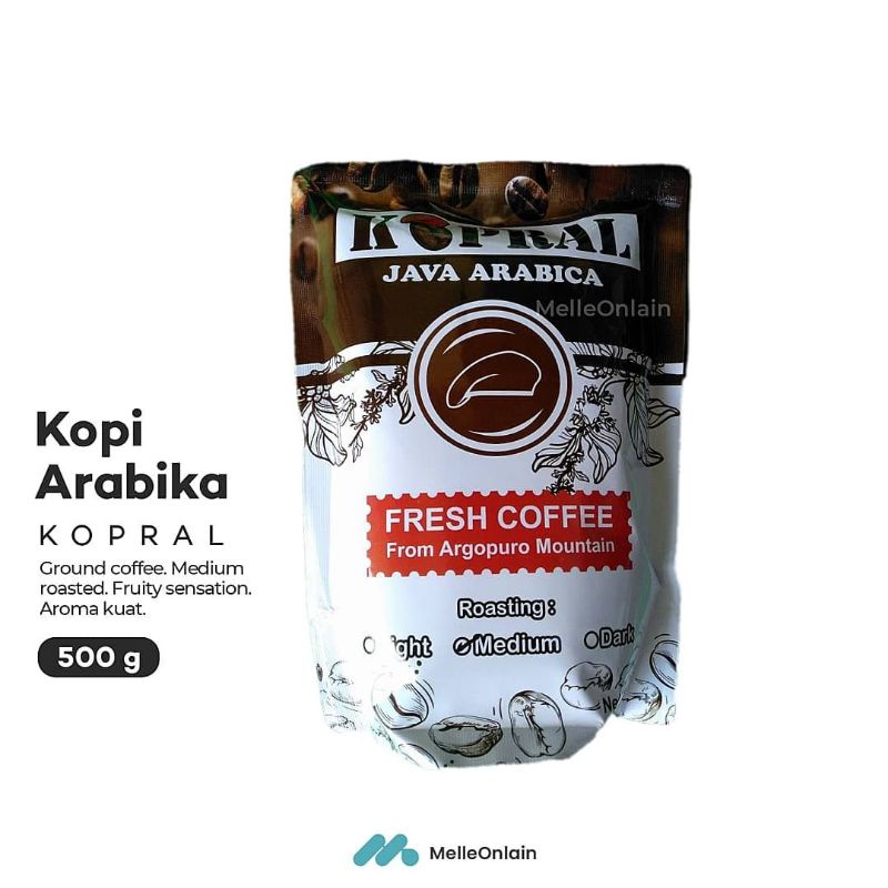 Jual Kopi Arabika Java Arabica Kopral Melleonlain Gunung Argopuro ...