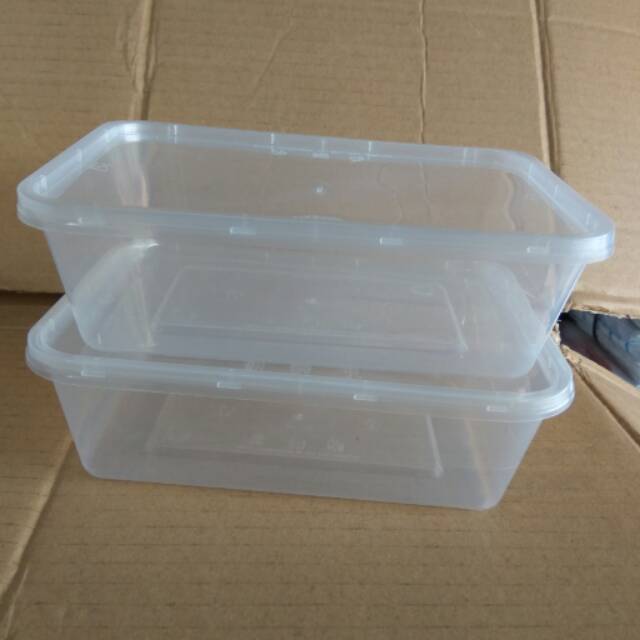 Thinwall 750 ml | kotak plastik bening | kotak makan | Shopee Indonesia
