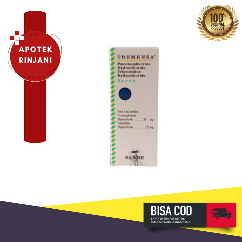 Jual TREMENZA SIRUP 60ML | Shopee Indonesia