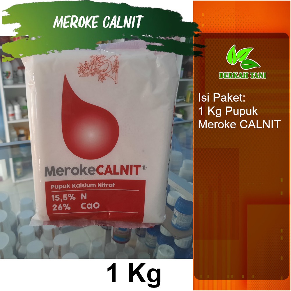 Jual Meroke Calnit Kalsium Nitrat 1 Kg Pupuk Hidroponik | Shopee Indonesia