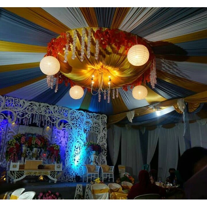 Jual BEST SELLER Jual Lampion Gantung Bulat/Lampion Kain/Lampion Hias ...