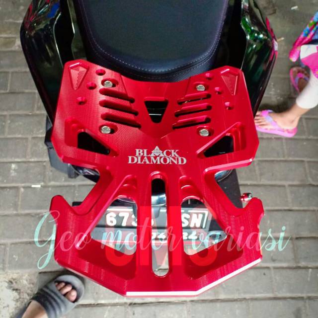 Jual Bracket Breket Box Honda PCX 150/pcx 160 Black Diamond | Shopee Indonesia