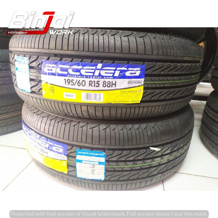 Jual Ban Mobil Tubeless Ring 15 ACCELERA ECO PLUSH 195 60 R15 - Gratis Pasang dan Balancing ...