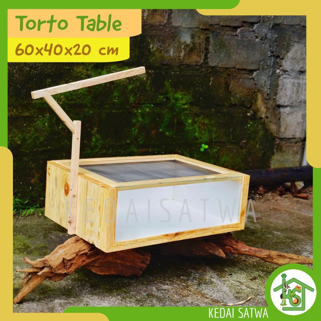 Jual Torto table Kandang Kura | Terrarium Kayu | Landak Mini | Hamster ...