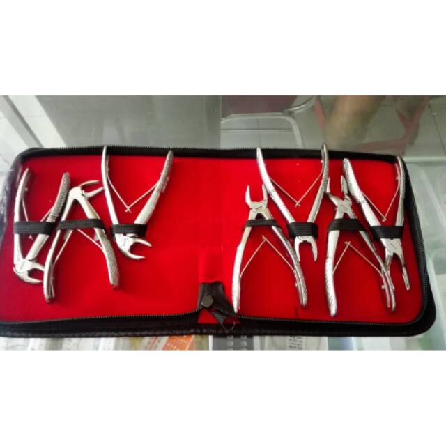 Jual DENTAL FORCEPT / TANG CABUT GIGI ANAK ( 1 SET ISI 7 TANG CABUT ...
