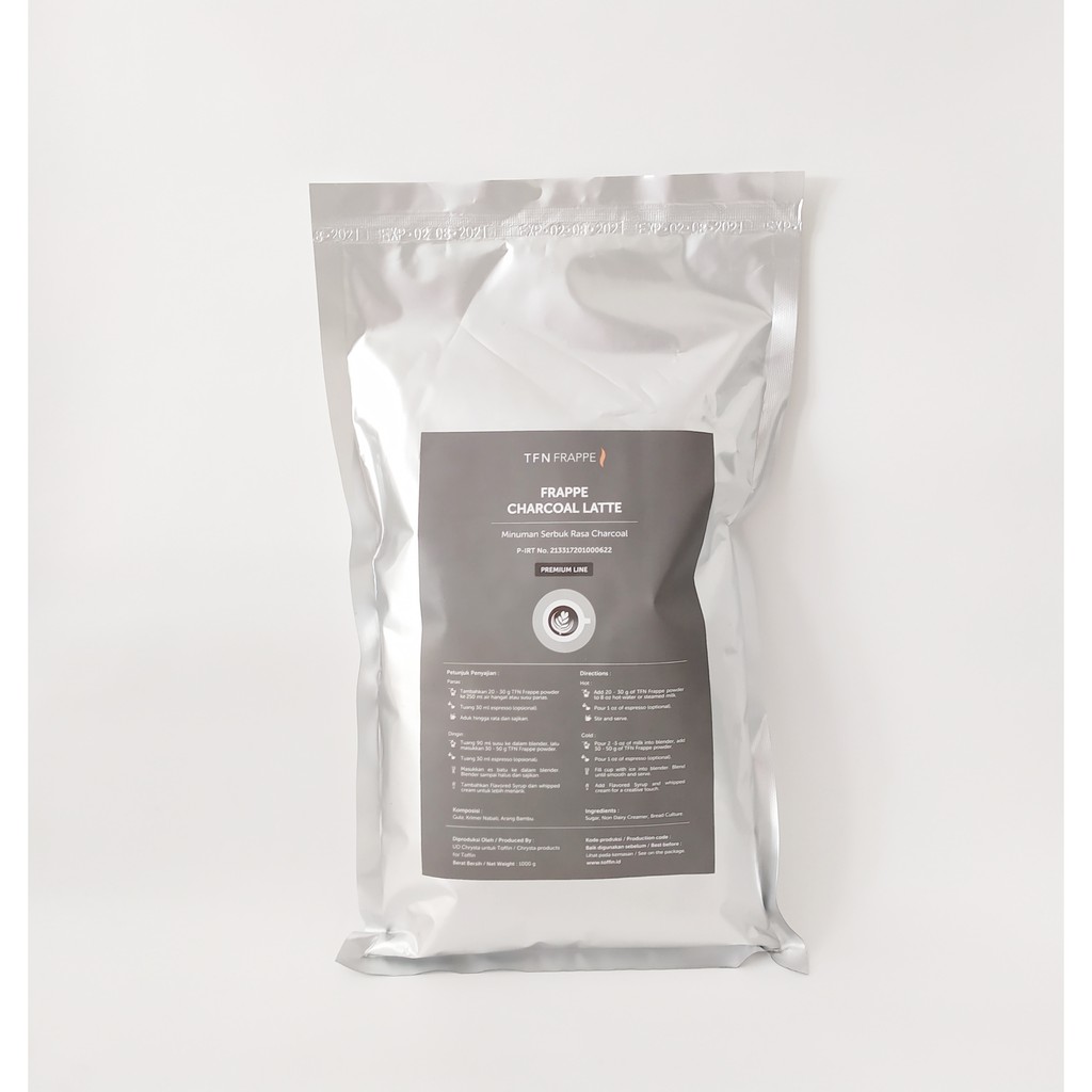 Jual Bubuk Toffin Frappe Charcoal Vanilla Powder 1kg | Bubuk Minuman ...