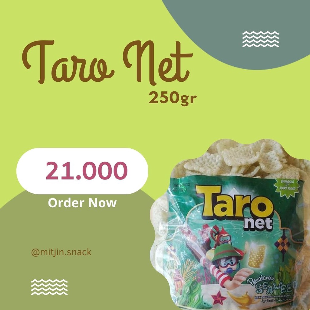 Jual Taro Net Ori Snack | Shopee Indonesia