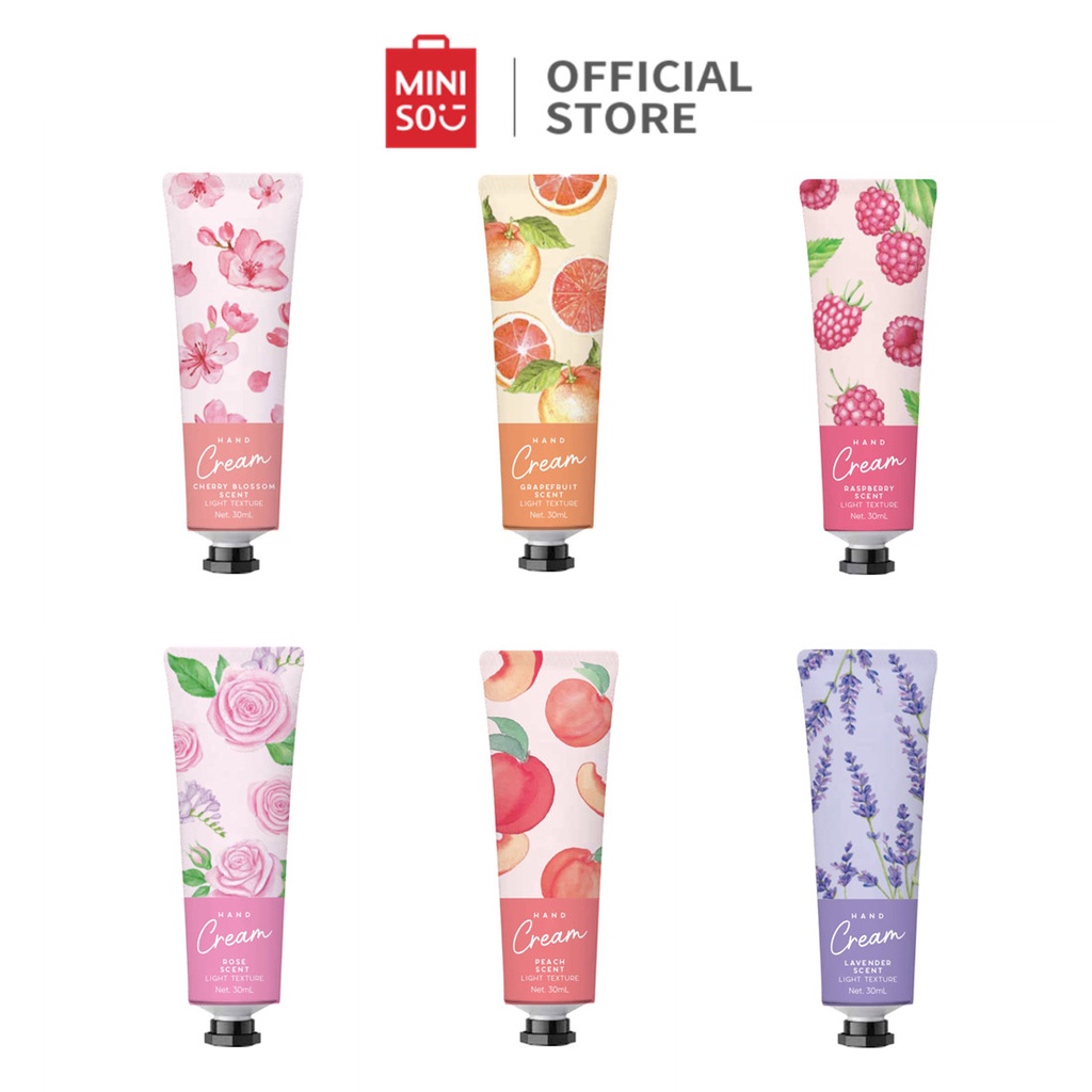 Jual Miniso HAND CREAM / LOTION KRIM TANGAN 30mL Moisturizing Floral ...