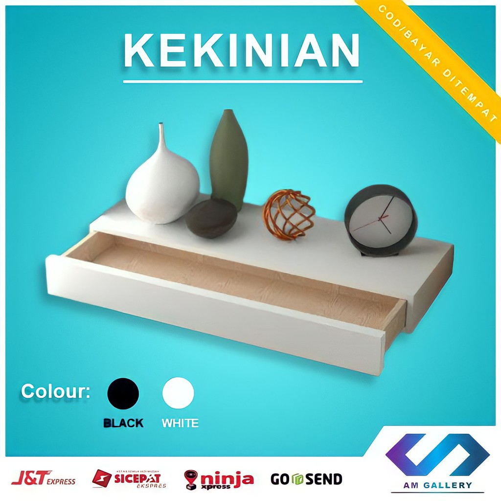 Jual Rak Dinding Laci Tempel Kotak Tempat Penyimpanan Serbaguna ...
