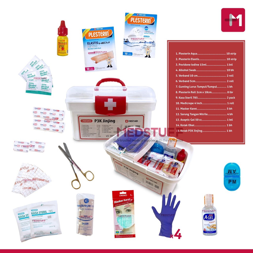 Jual Kotak P3K Plastik Jinjing Onemed | Shopee Indonesia