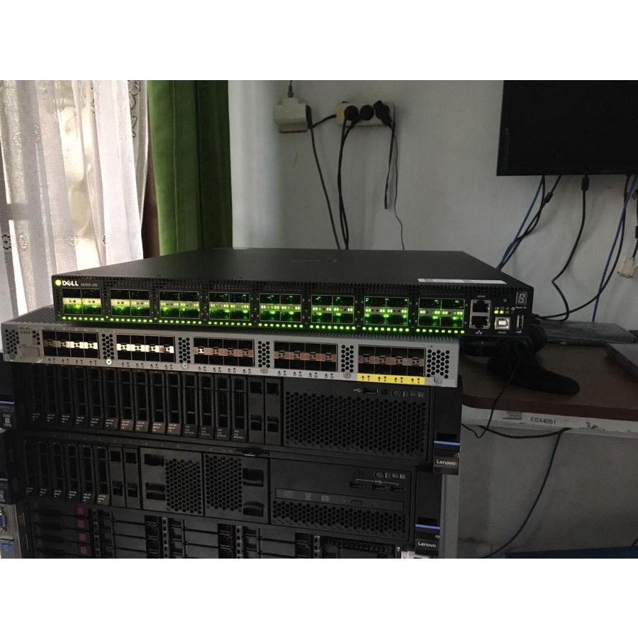 Jual Dell PowerSwitch S6000-ON OS 9 32 Port 40GbE Dual PSU 450W ...