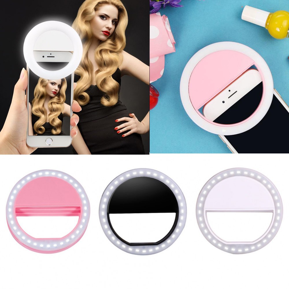 Jual LAMPU LED SELFIE RING LIGHT JEPIT HP SAMSUNG HANDPHONE BIGO LIVE ...