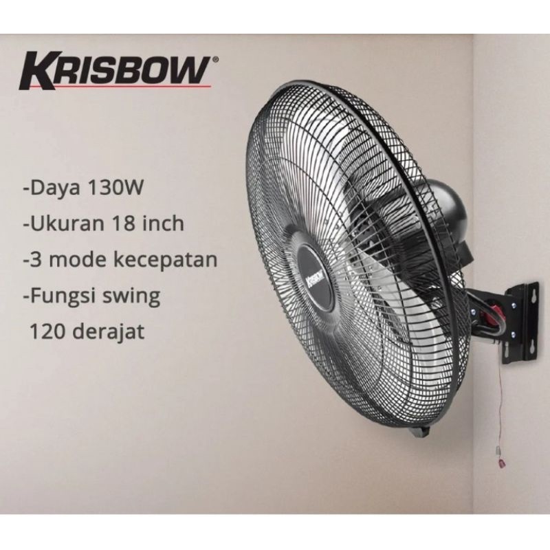 Jual KRISBOW KIPAS ANGIN DINDING 18 INCH| WALL FAN KRISBOW 45cm ... Jual KRISBOW KIPAS ANGIN DINDING 18 INCH| WALL FAN KRISBOW 45cm ...