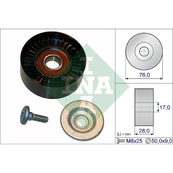 Jual Tensioner Fan Belt Roller Mercy M271 W203 W204 W211 Pulley V-Belt ...