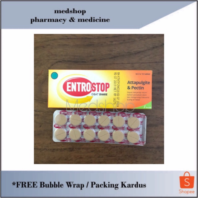 Entrostop Obat Diare Strip 12s | Shopee Indonesia