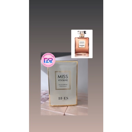 Jual bies miss viviane edp 90 ml / dupe mademoiselle edp intense ...