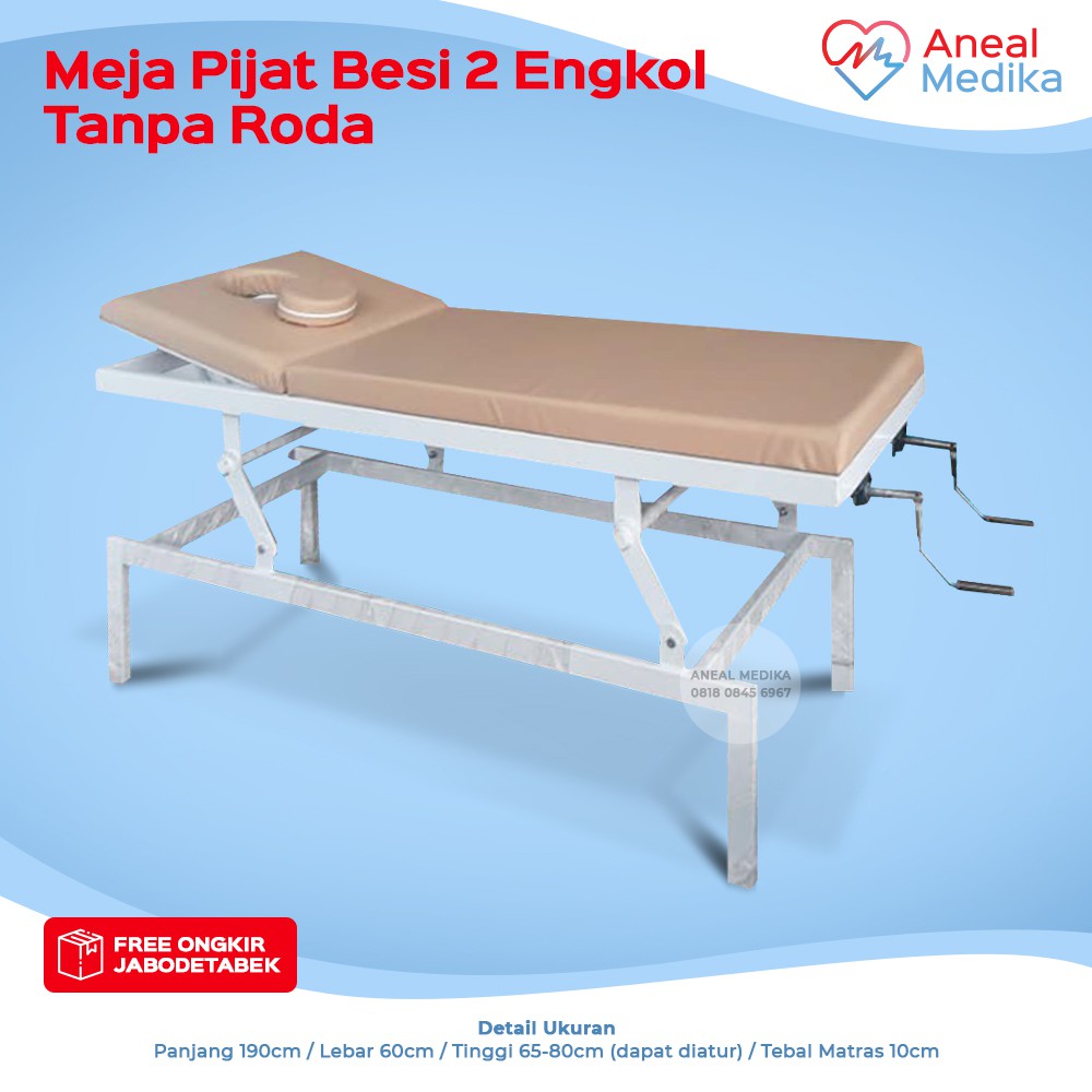 Jual Meja Pijat 2 Engkol - Bed Massage - Massage Table - Ranjang Facial ...