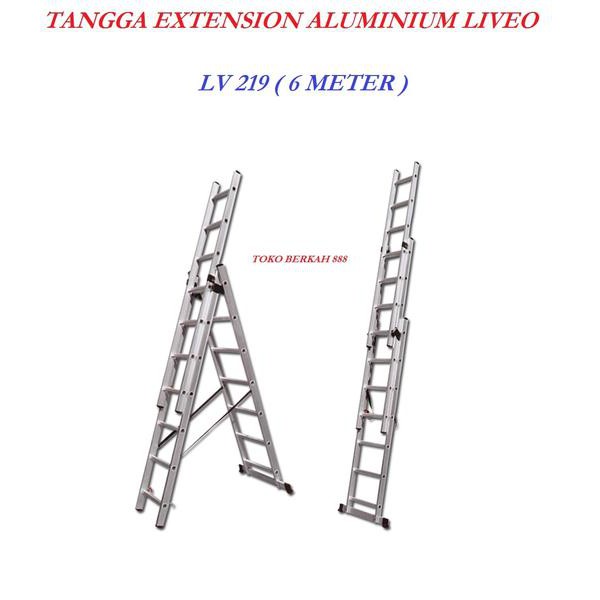 Jual Tangga Aluminium Extension / Ekstension Liveo Lv219 6 Meter ...