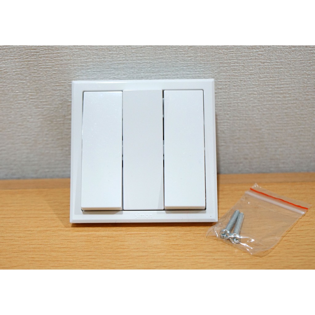 Saklar Sakelar Triple 3 gang 1 arah Simon E3 IB Inbow 301031N | Shopee ...