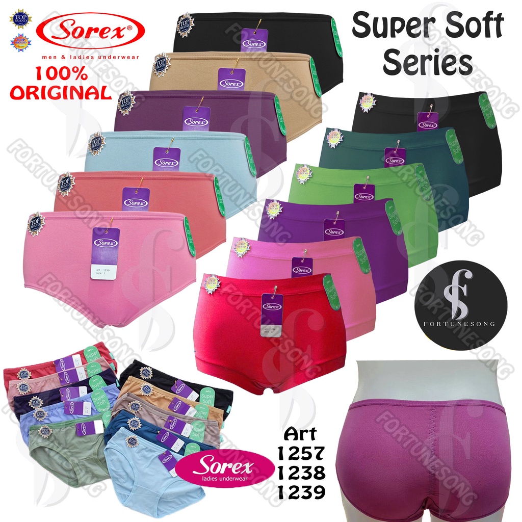 Jual Sorex Original - Celana Dalam Wanita Sorex Super Soft Aneka Warna Art 1239, 1238, 1257 / CD ...