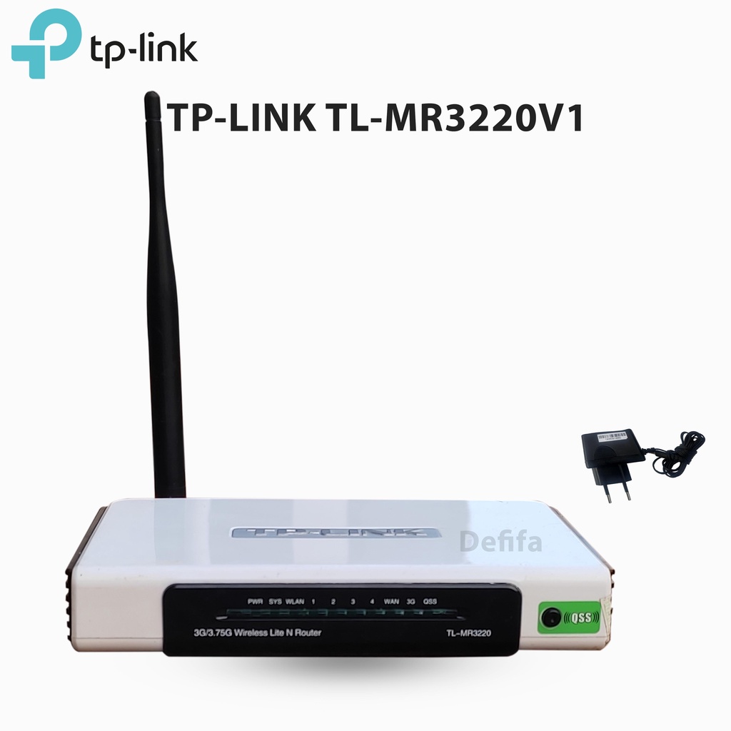 Jual Modem Router Wireless Wifi Tplink TP-Link TL-MR3220 V1 3G/3.75G ...
