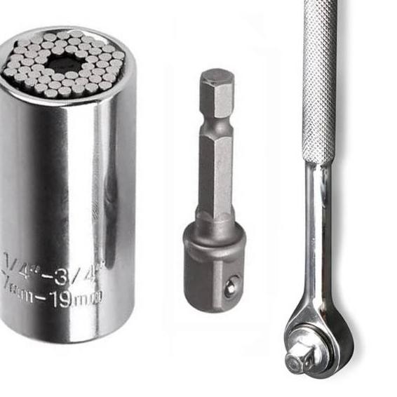 Jual Gator Grip Universal Socket Bolt Lengkap Handle BAR Manual/KUNCI ...