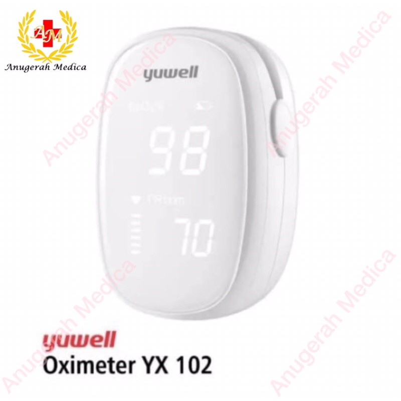 Jual Pulse Oximeter Yuwell Fingertip Pulse Oxymeter Saturasi Oksigen O2 ...