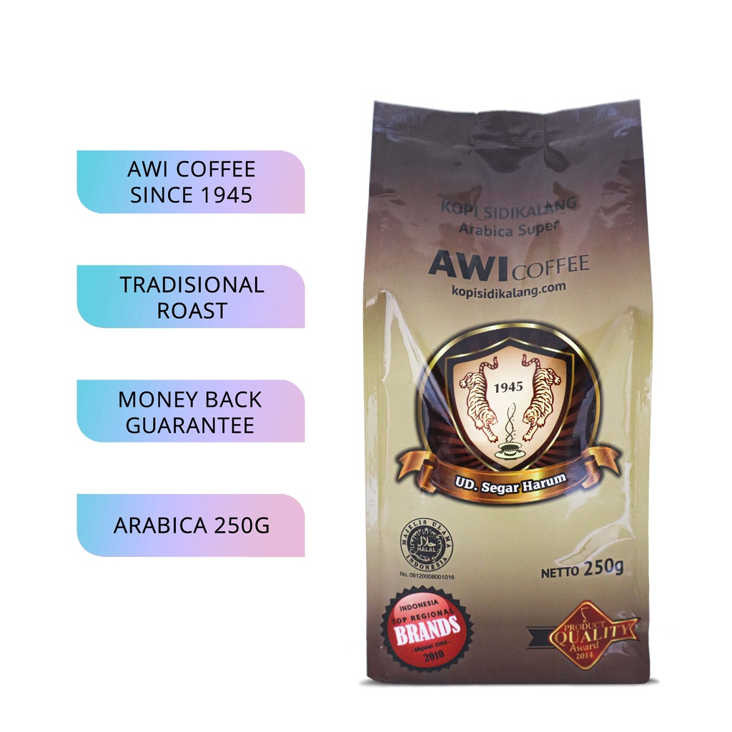Jual Awi Kopi Sidikalang Arabica Super 250Gr Bubuk | Coffee | Powder ...
