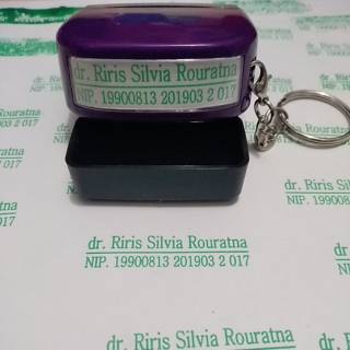 Jual STEMPEL NAMA NIP SIP DOKTER PERAWAT BIDAN NOMOR GANTUNGAN KUNCI 1343 mm | Shopee Indonesia