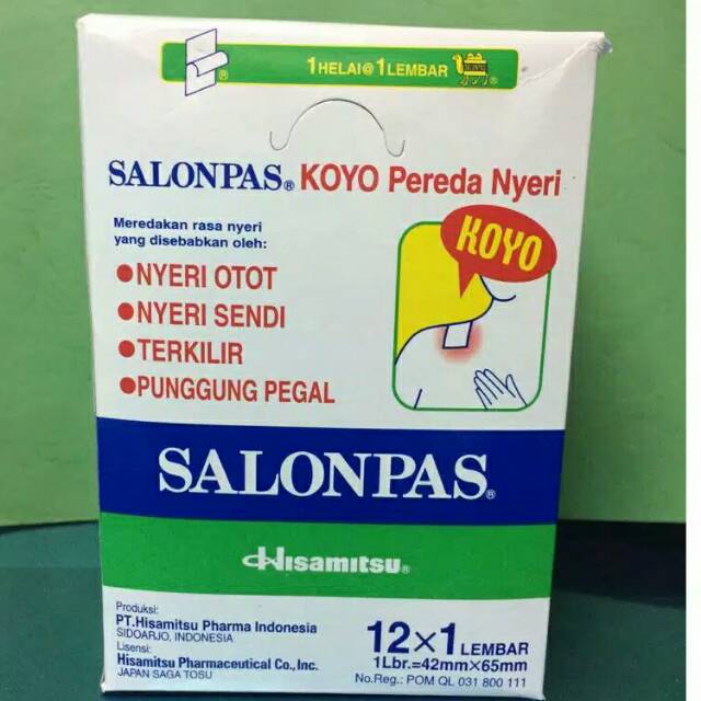 Jual Salonpas koyo isi 12 lembar | Shopee Indonesia