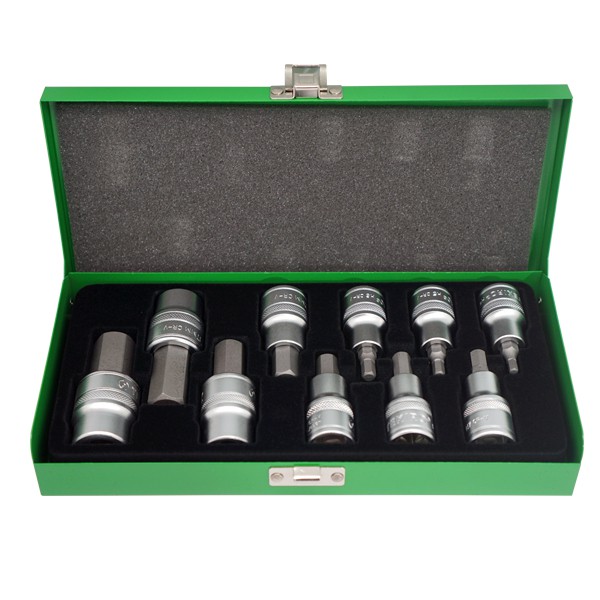 Jual TEKIRO 1/2 INCH HEX BIT SOCKET 10 PCS / KUNCI SOK L / TOOLS - ALAT PERKAKAS | Shopee Indonesia