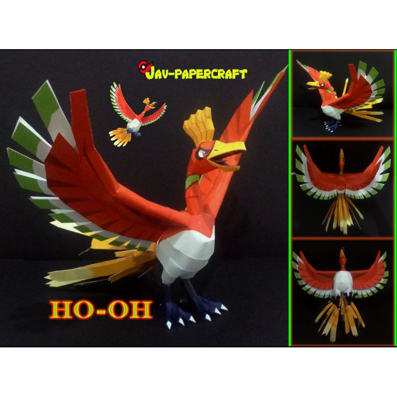 Jual Pokemon Ho-oh Flying Bird Papercraft | Shopee Indonesia