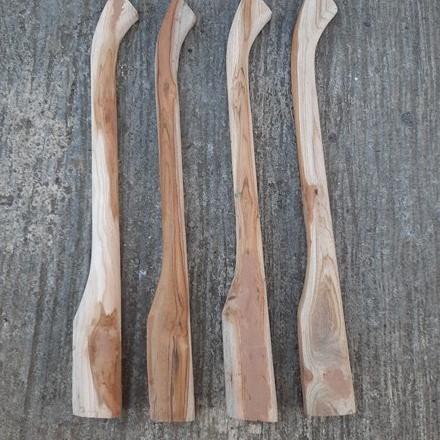 Jual HOT PROMO} Gagang Cangkul Kayu Jati, Pegangan Kayu Joran, Doran ...