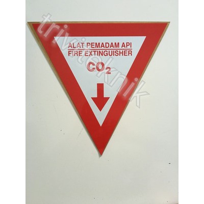 Jual Tanda akrilik alat pemadam api ringan,rambu apar powder co2 ...