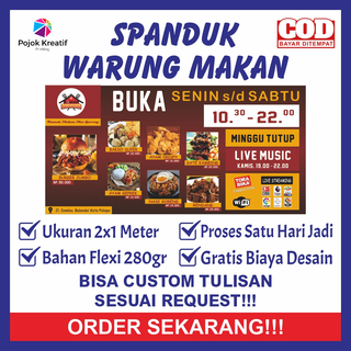 Jual Banner Bener Baner Benner Spanduk Sepanduk Backdrop Usaha Warung ...