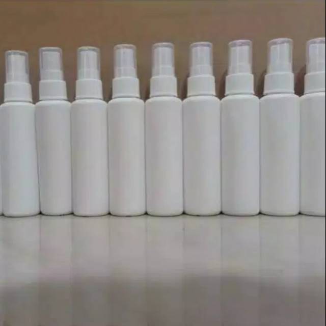 Jual Botol spray putih susu 60ml 100ml 200ml/ botol plastik / botol parfum / botol hand ...
