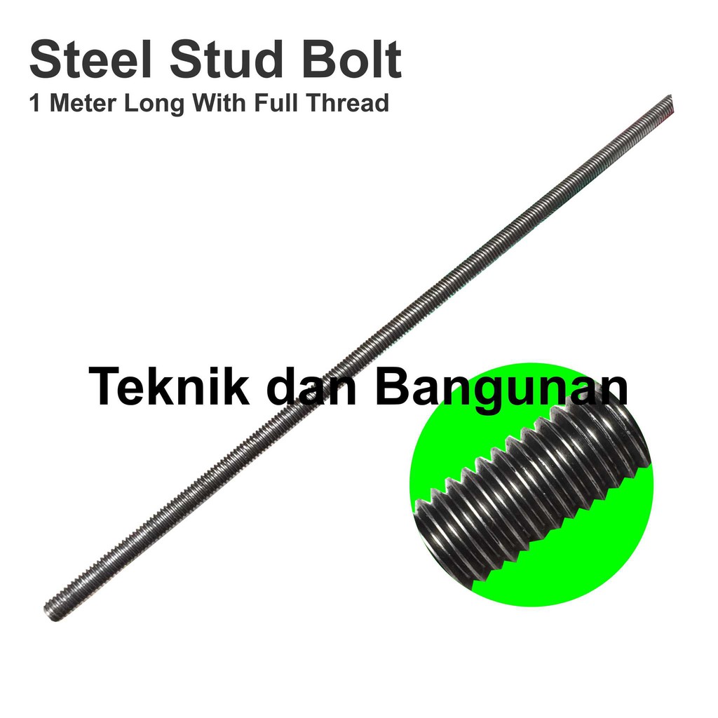 Jual Stud Bolt M6 X 1 Meter | Shopee Indonesia