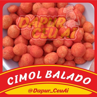 Jual CIMOL BUMBU BALADO | Siap Goreng Free Bumbu | Cimol Gurih Anti ...