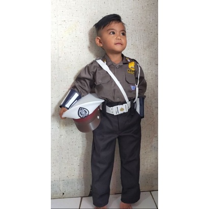 Jual Baju Seragam polisi anak / pocil / polisi cilik / seragam anak ...