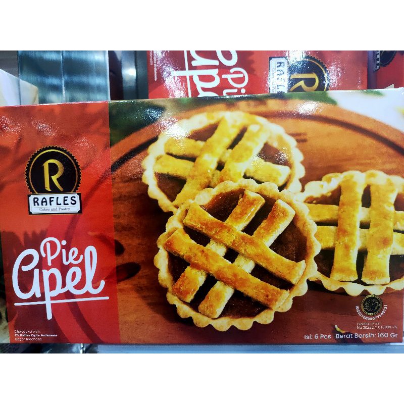 Jual Pie Talas Rafles Apel Isi 6 Oleh Oleh Khas Bogor | Shopee Indonesia