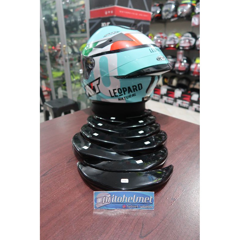 Jual Spoiler 3D Black KYT TT Course Indonesia|Shopee Indonesia