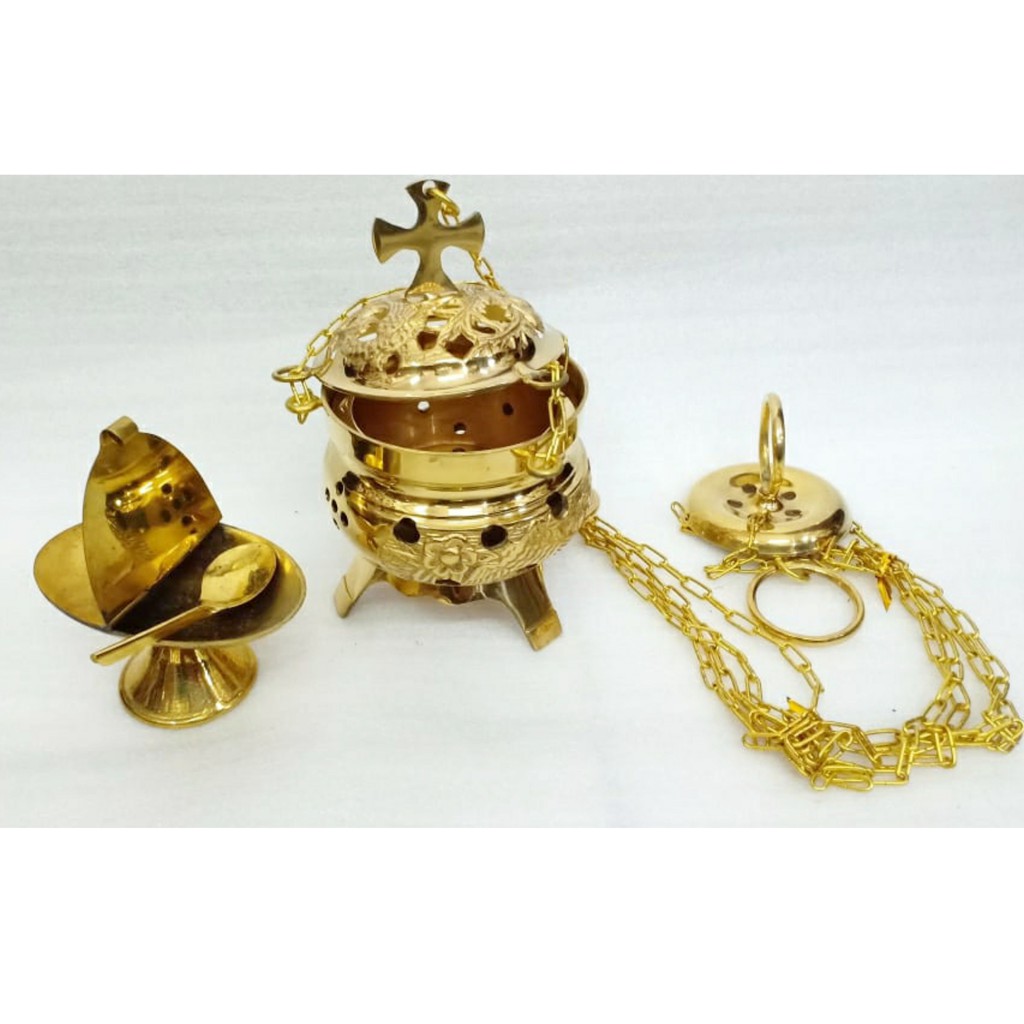 Tungku Ukupan Ratus Kemenyan dupa wiruk turibulum Kuningan alat liturgi ...
