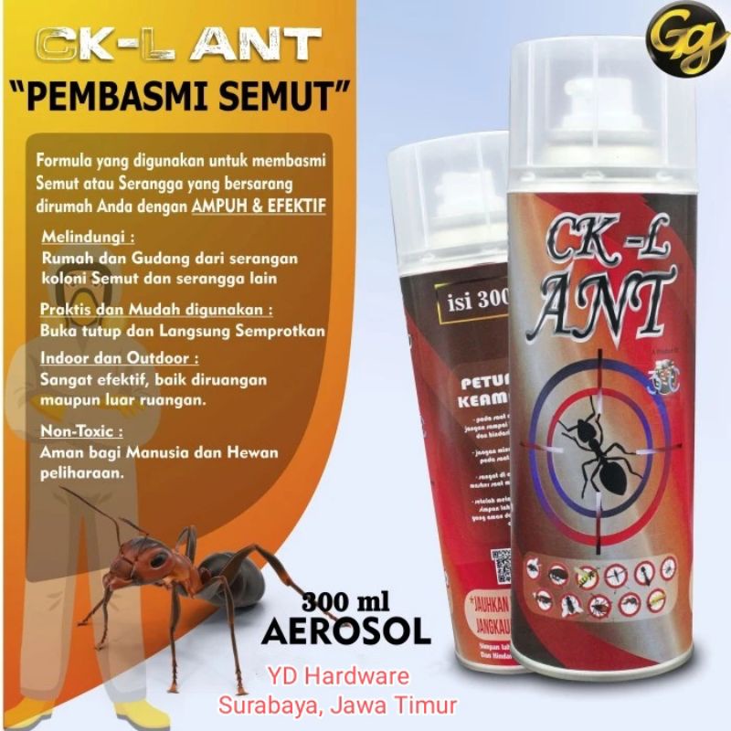 Jual GUN KILLER 300ML-PEMBASMI SEMUT EFEKTIF/OBAT RACUN SEMUT/CAIRAN ...