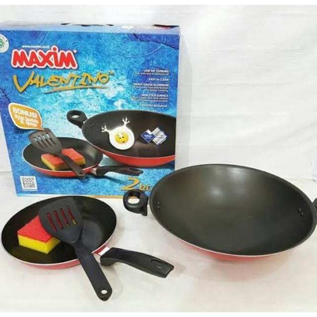 Jual maxim valentino set teflon wajan murah | Shopee Indonesia