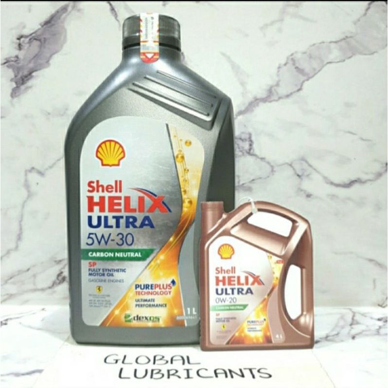 Jual NEW! Shell Helix ULTRA 5W-30 1 Liter SP/ Dexos 1/ Carbon Neutral ...