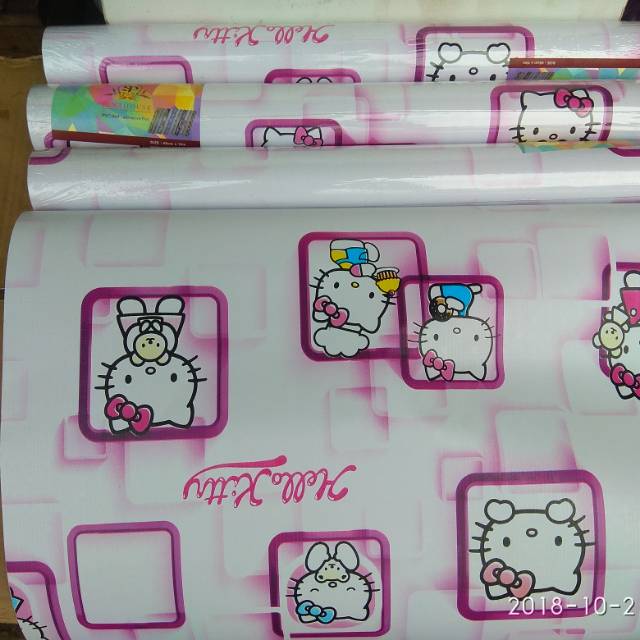 Jual Wallpaper dinding hello Kitty 45cmx10m | Shopee Indonesia
