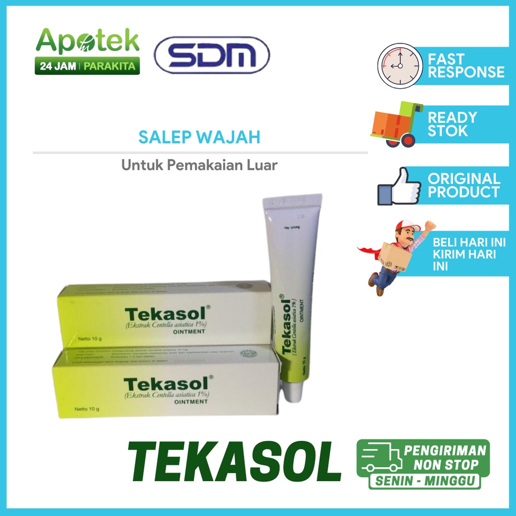 Jual Tekasol Oint Salep Keloid Ekstrak Centella Asiatica Untuk Bekas ...
